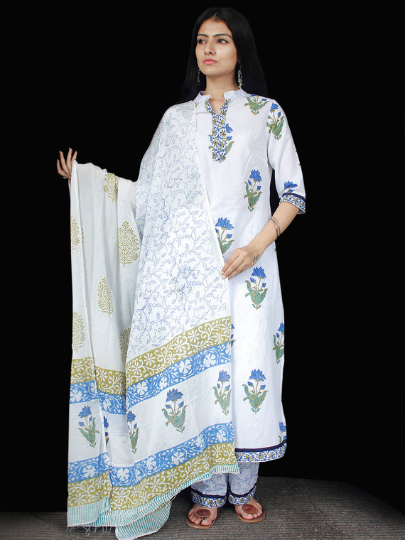 Hand Block Printed Kurta Sets – InduBindu